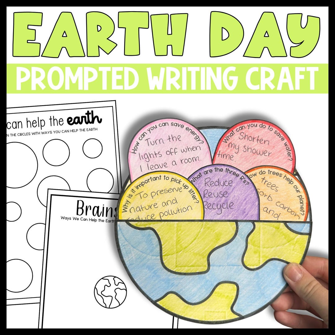 Earth Day Writing Craft Digital Resource | April | Help the Earth ...