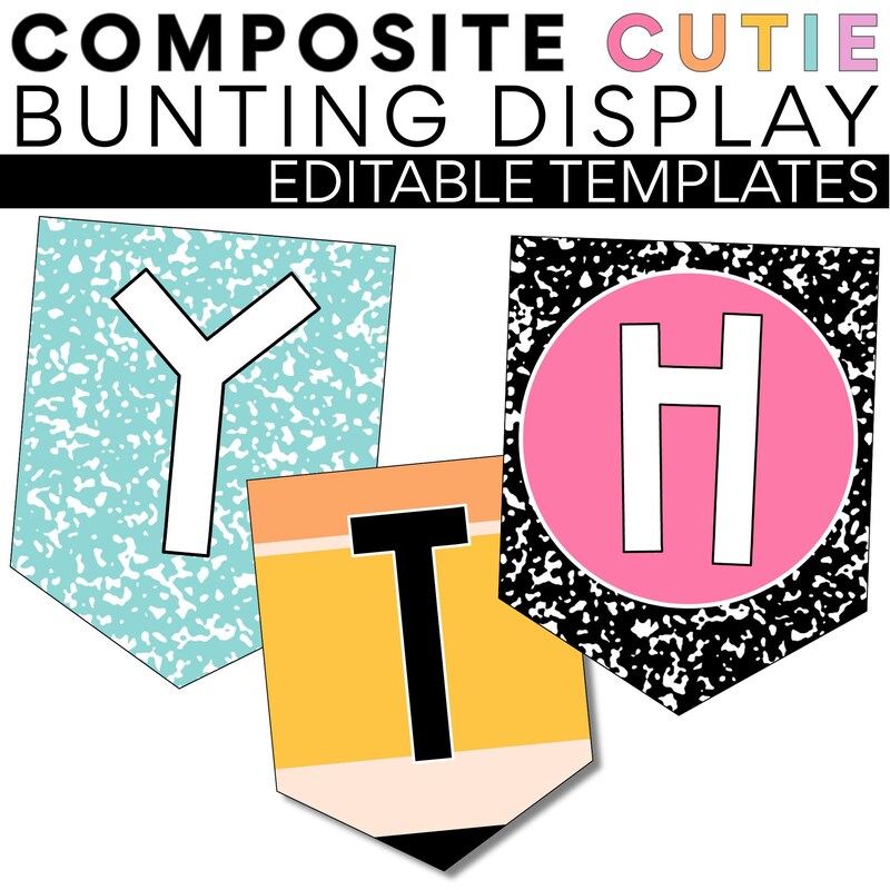 Letter Bunting - Etsy