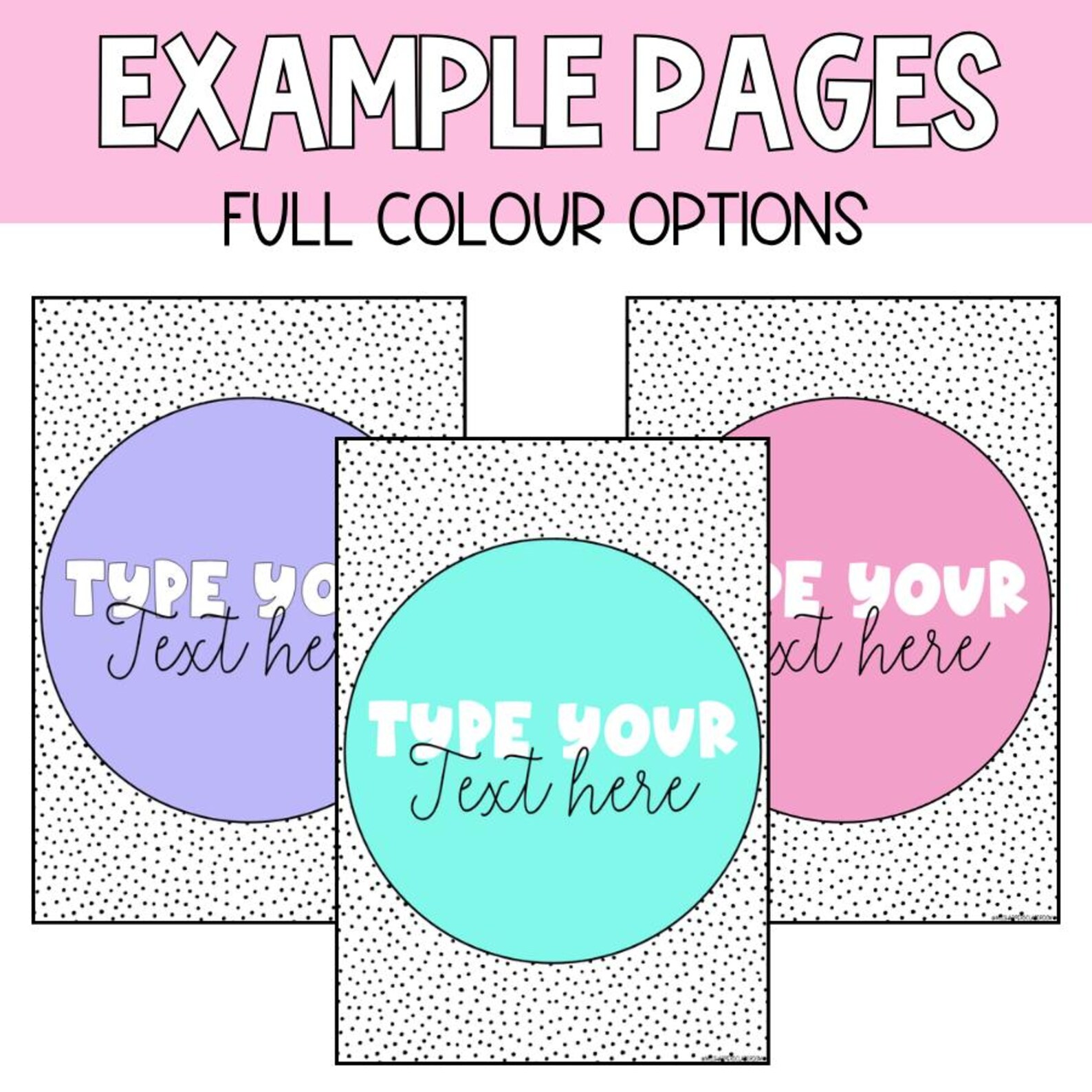 Classroom Binder Covers Template | Spotty Rainbow | Editable ...