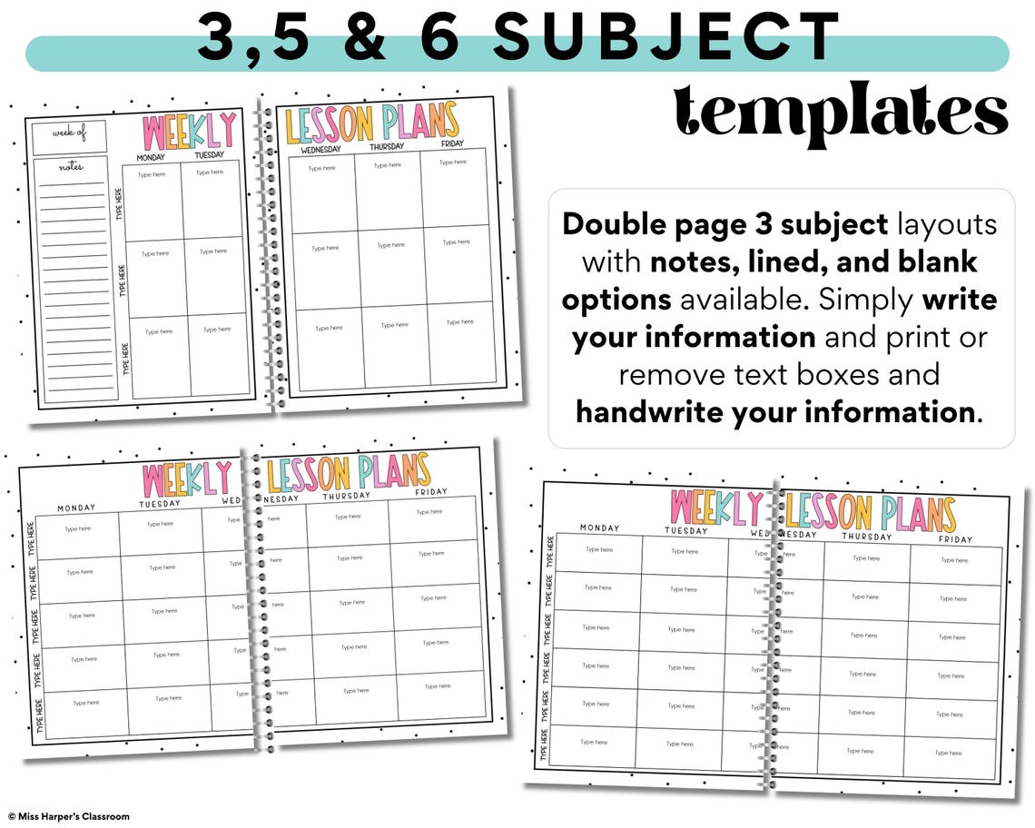 Lesson Plan Templates | Powerpoint Editable | 2025-2026 | Powerpoint ...