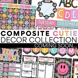 Schedule Display Cards Digital Resource | Composite Cutie | Classroom ...