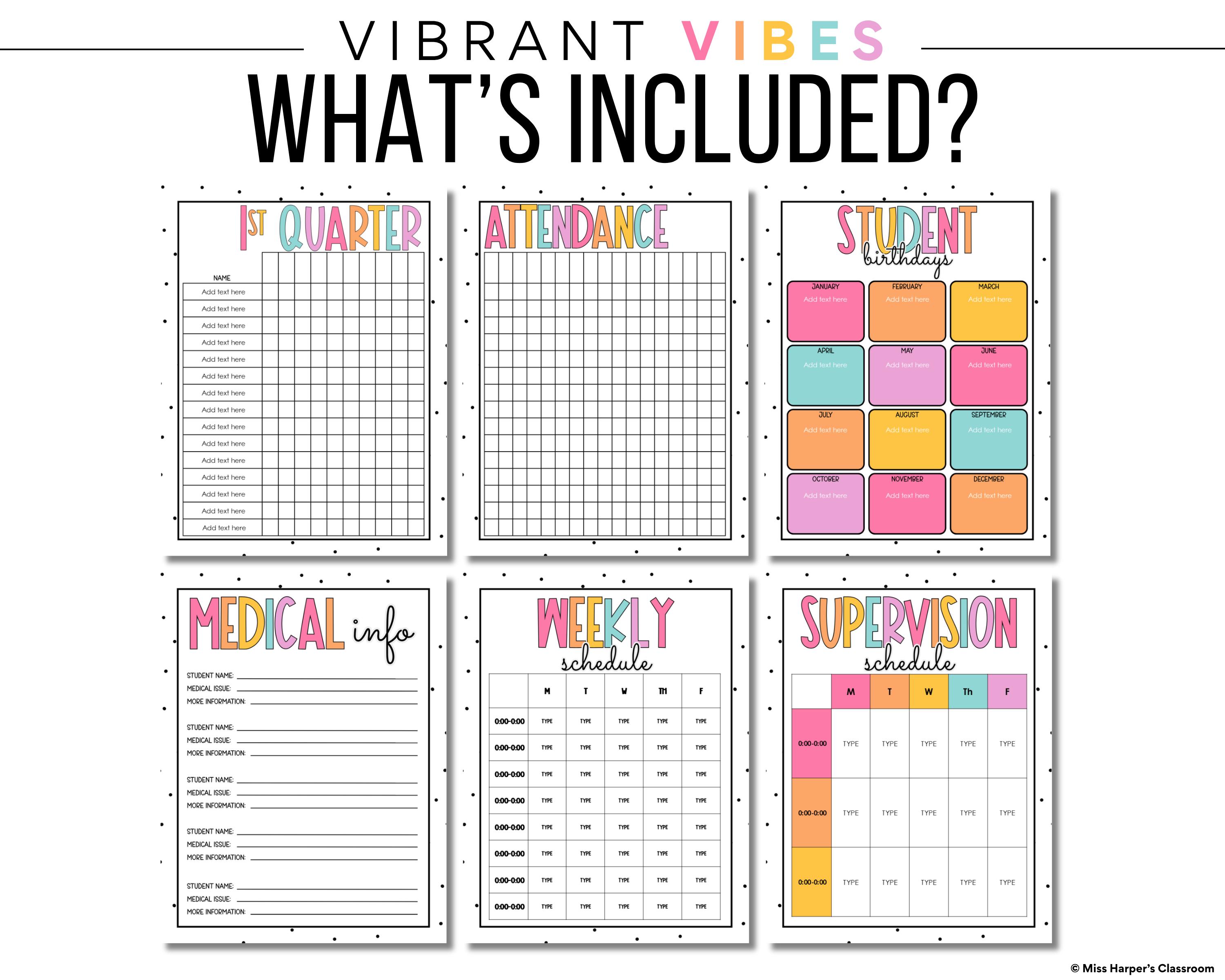 Teacher Lesson Planner Template | Calendar | EDITABLE | 2025-2026 ...