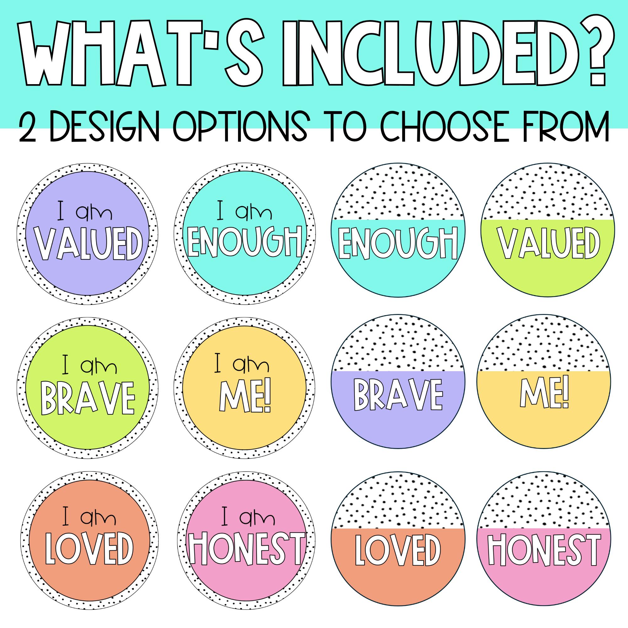 Affirmation Station | Spotty Rainbow | Classroom Display | Editable - Etsy