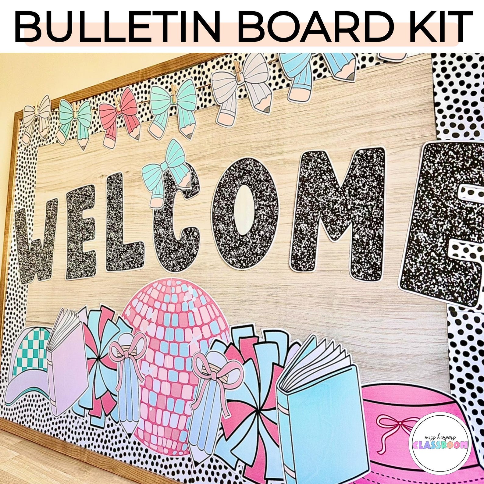 Back to School Bulletin Board Kit | Welcome Bulletin Board Kit ...