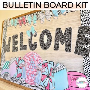 Back to School Bulletin Board Kit | Welcome Bulletin Board Kit ...