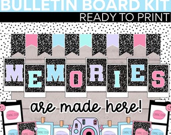 Back to School Bulletin Board Kit | Memories Are Made Here | Printable ...