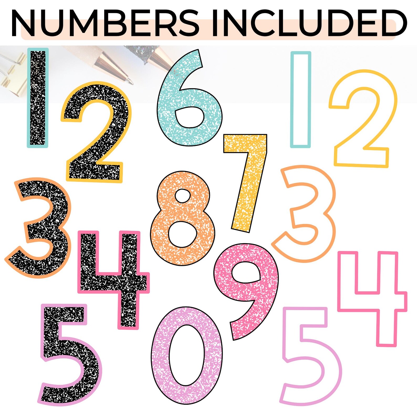 Bulletin Board Letters | Editable | Composite Cutie | Classroom ...