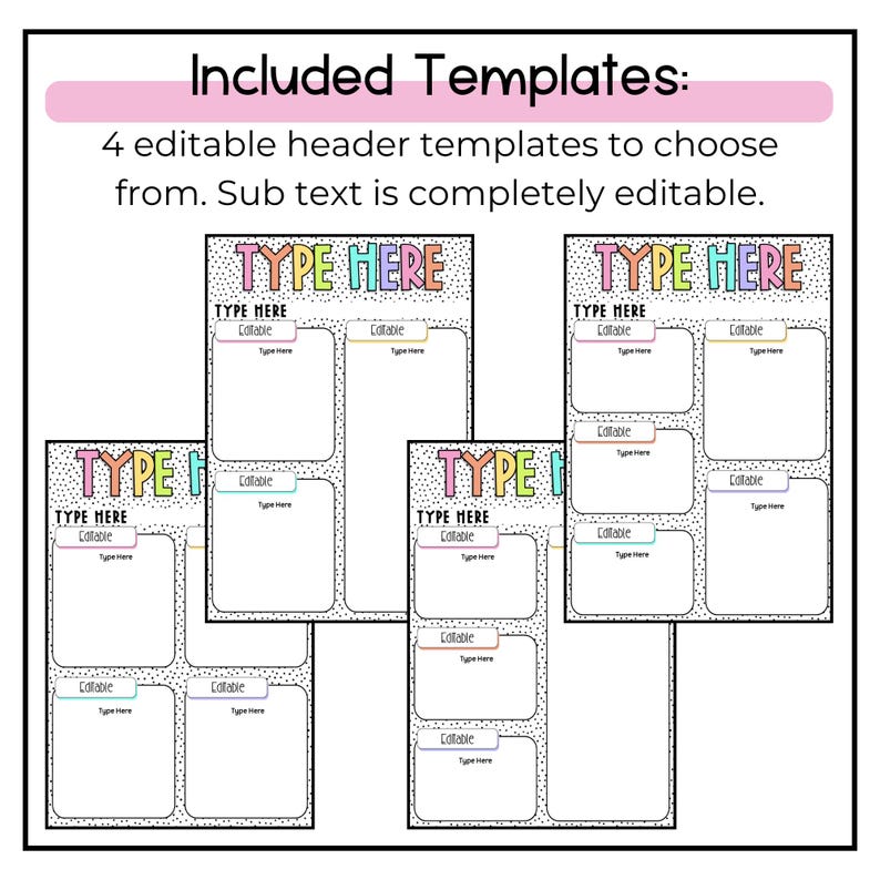 Classroom Newsletter Template | Spotty Rainbow | Editable | Classroom ...