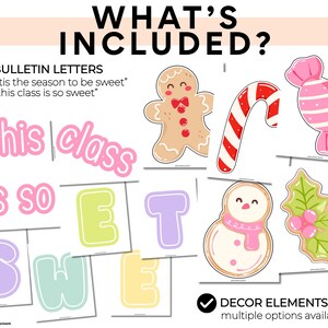 Christmas Bulletin Board Kit | Sweet Christmas | Bulletin Decor ...
