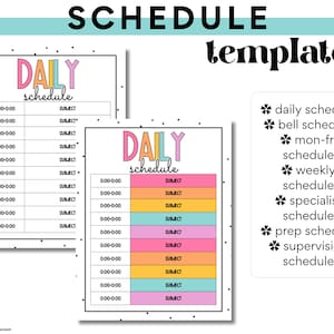 Teacher Lesson Planner Template | Calendar | EDITABLE | 2025-2026 ...