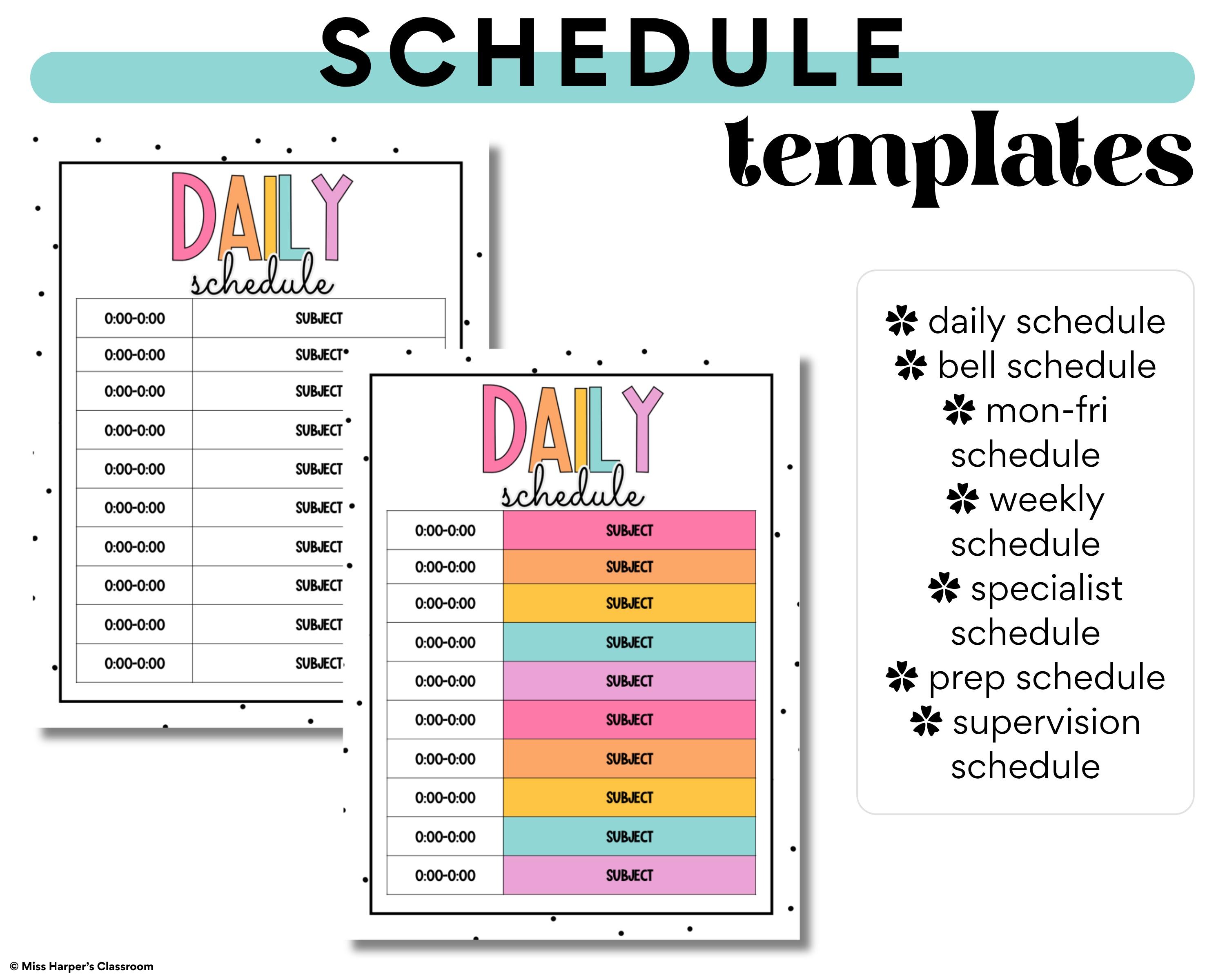 Teacher Lesson Planner Template | Calendar | EDITABLE | 2025-2026 ...