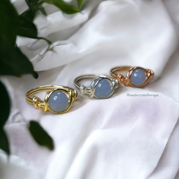 Angelite Crystal - Etsy