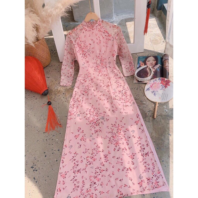 Pre-made Ao Dai Viet Nam - Traditional Costumes of Vietnamese Women ...