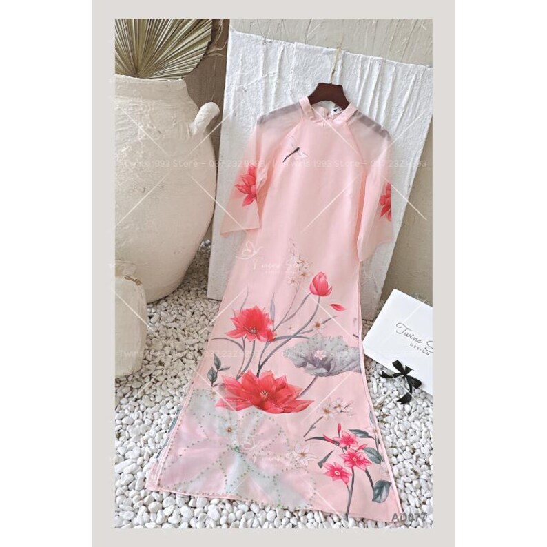Pre-made Ao Dai Viet Nam - Modern Ao Dai -Áo Dài Cách Tân Dáng Suông ...