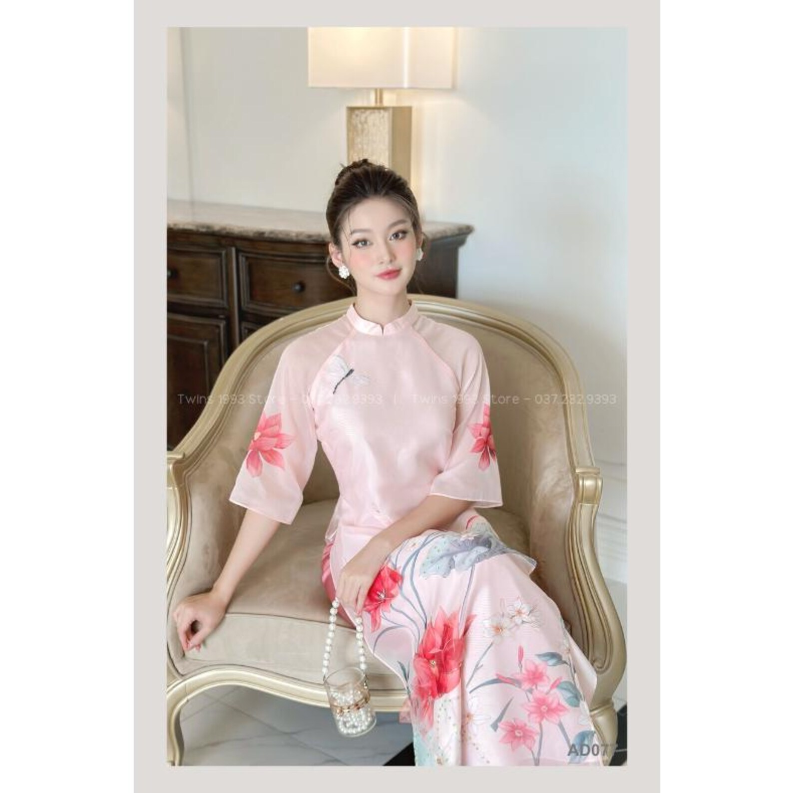 Pre-made Ao Dai Viet Nam - Modern Ao Dai -Áo Dài Cách Tân Dáng Suông ...