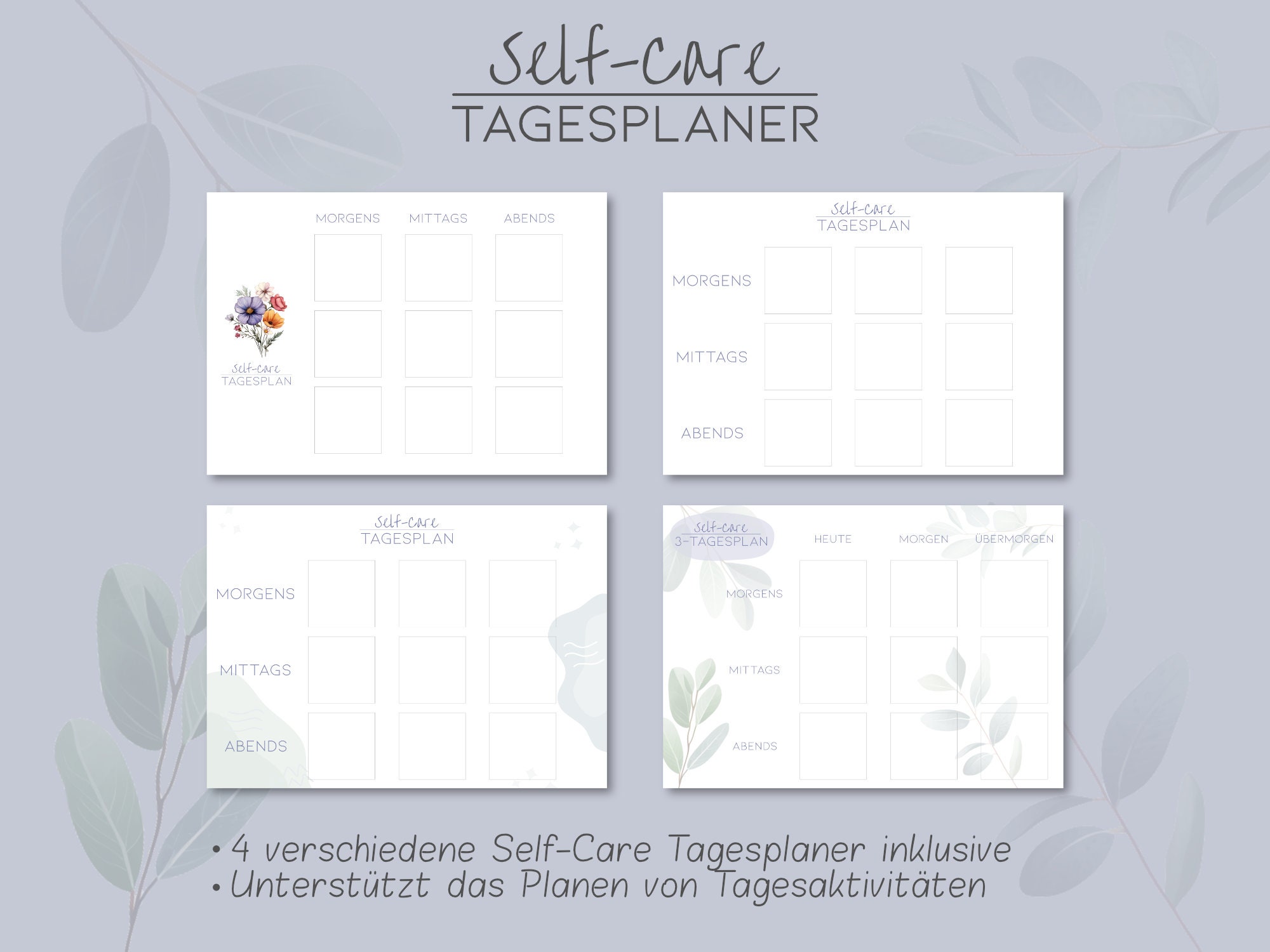 Self-love Cards, Self-care Routine Cards for Adults, Daily Schedule to ...