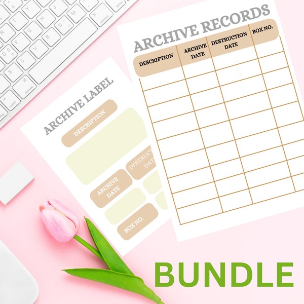 Record Label Template - Etsy