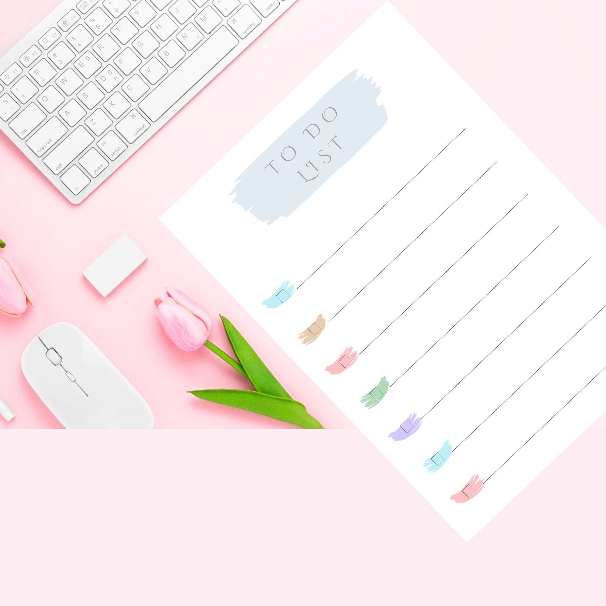 Pastel to Do List Printable Template | Pretty Downloadable Task List ...