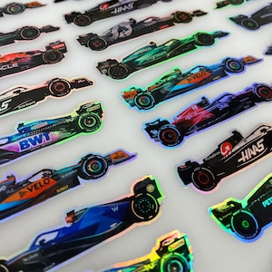 Holographic F1 Team 23/24 Car Sticker Formula One Motorsport F1 ...