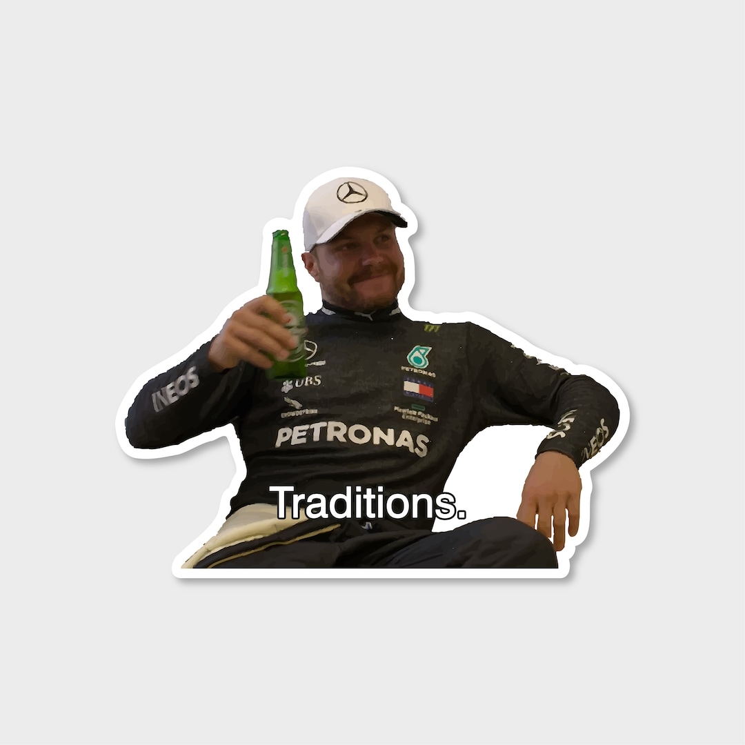 Valtteri Bottas Traditions Funny F1 Sticker Formula One Motorsport - Etsy