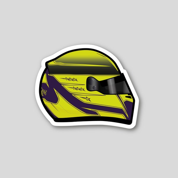 Lewis Hamilton Helmet Sticker - Etsy
