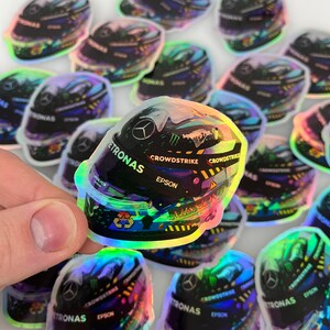 Lewis Hamilton Silverstone 2021 Holographic Mini Helmet Formula One ...