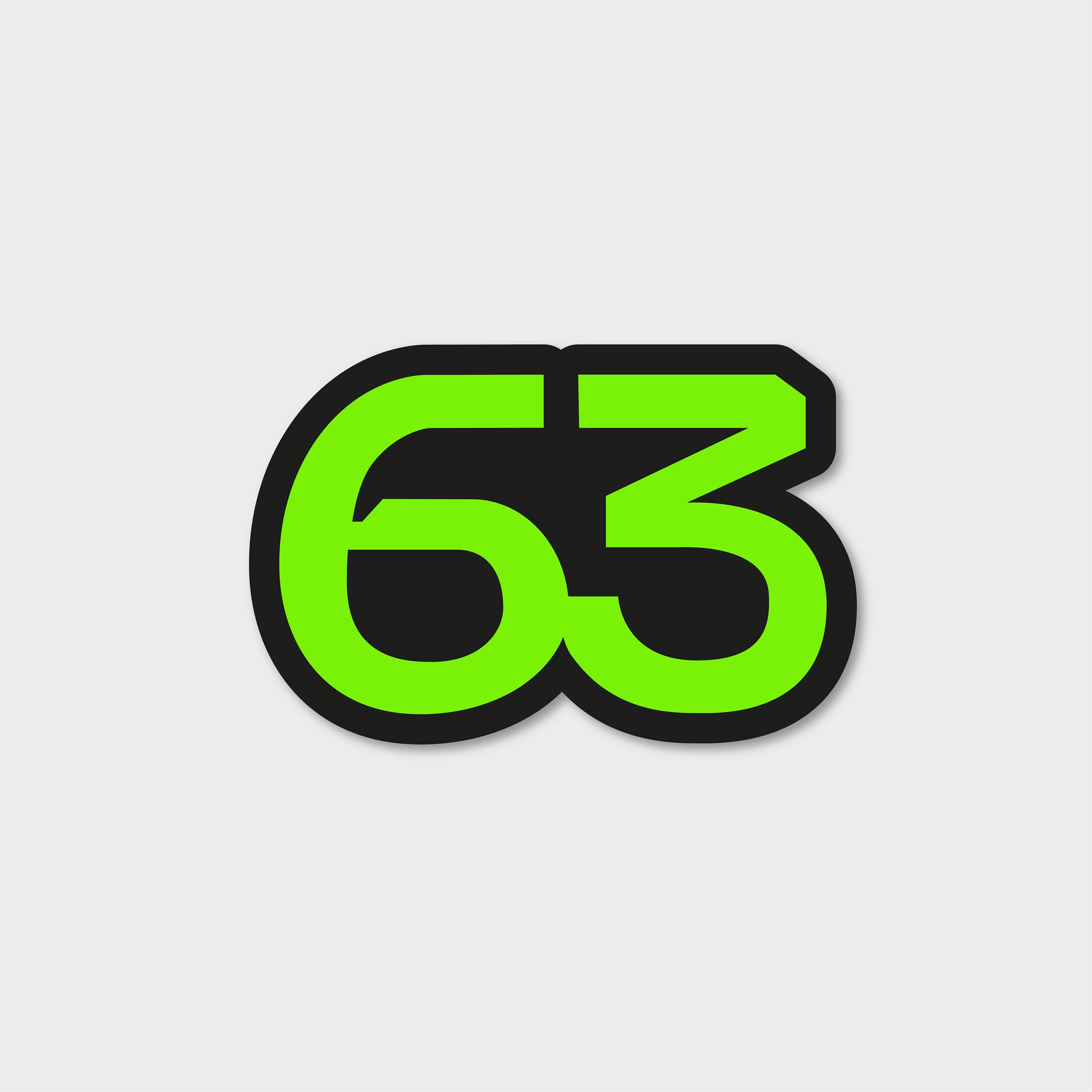 Russell NEW 2023 F1 63 Number Sticker Formula One Motorsport - Etsy