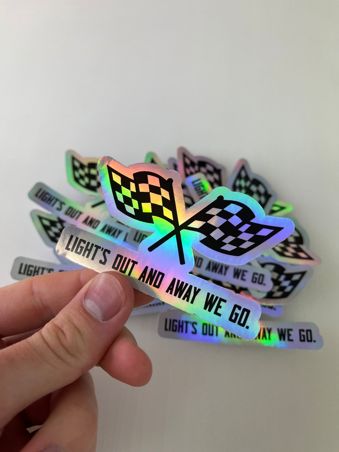 Lights Out and Away We Go Quote Formula 1 Sticker Motorsport F1 Sticker ...