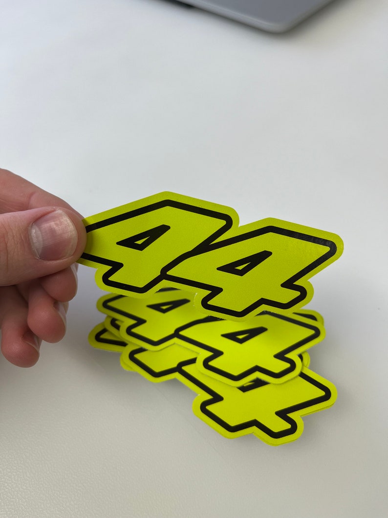 Lewis Hamilton F1 44 Number Sticker Formula One Motorsport - Etsy UK