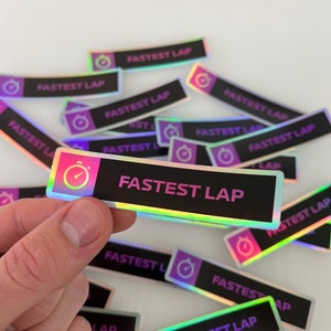 Fastest Lap Sticker Pack F1 Sticker Formula One Motorsport - Etsy