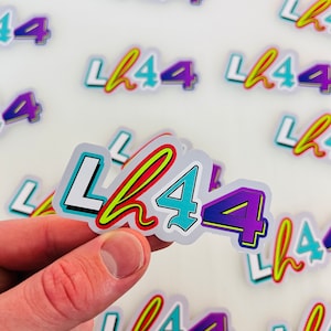 LH44 Multi Font Lewis Hamilton Sticker F1 Sticker Formula One ...