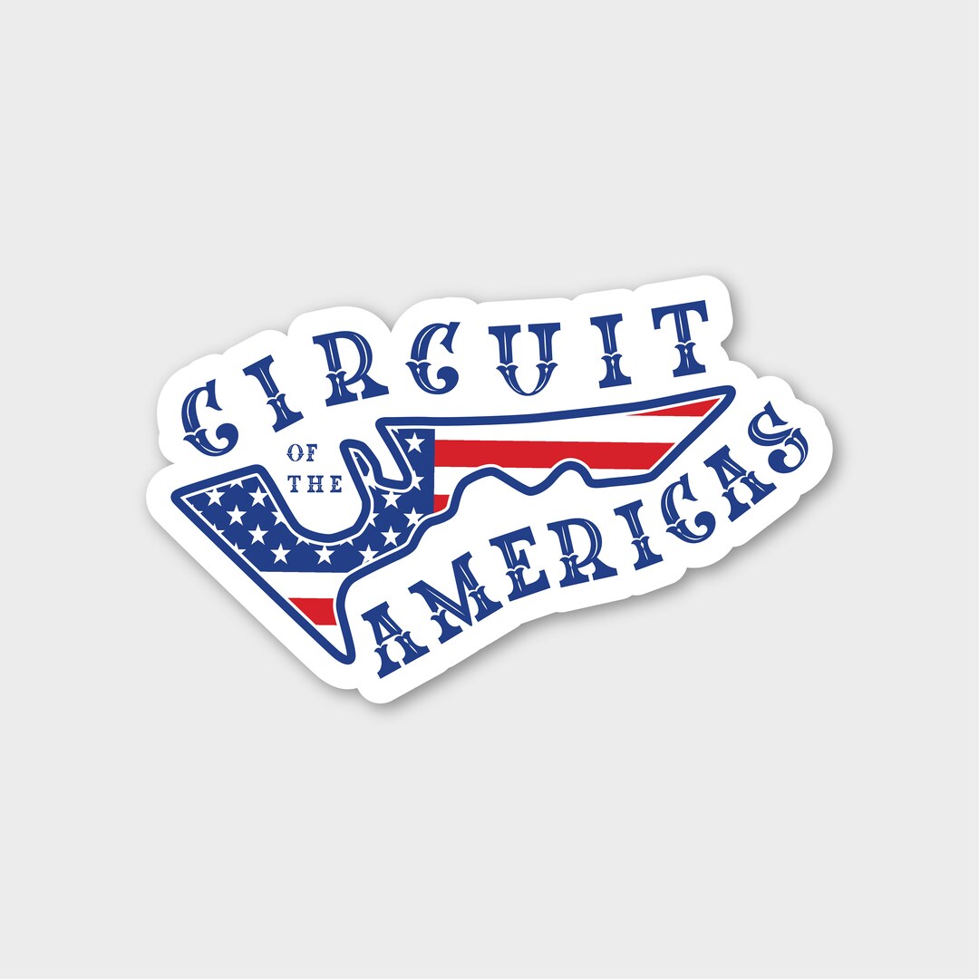 USA Circuit of the Americas COTA F1 Sticker Circuit Formula One ...