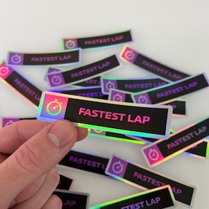 Fastest Lap Sticker Pack F1 Sticker Formula One Motorsport - Etsy
