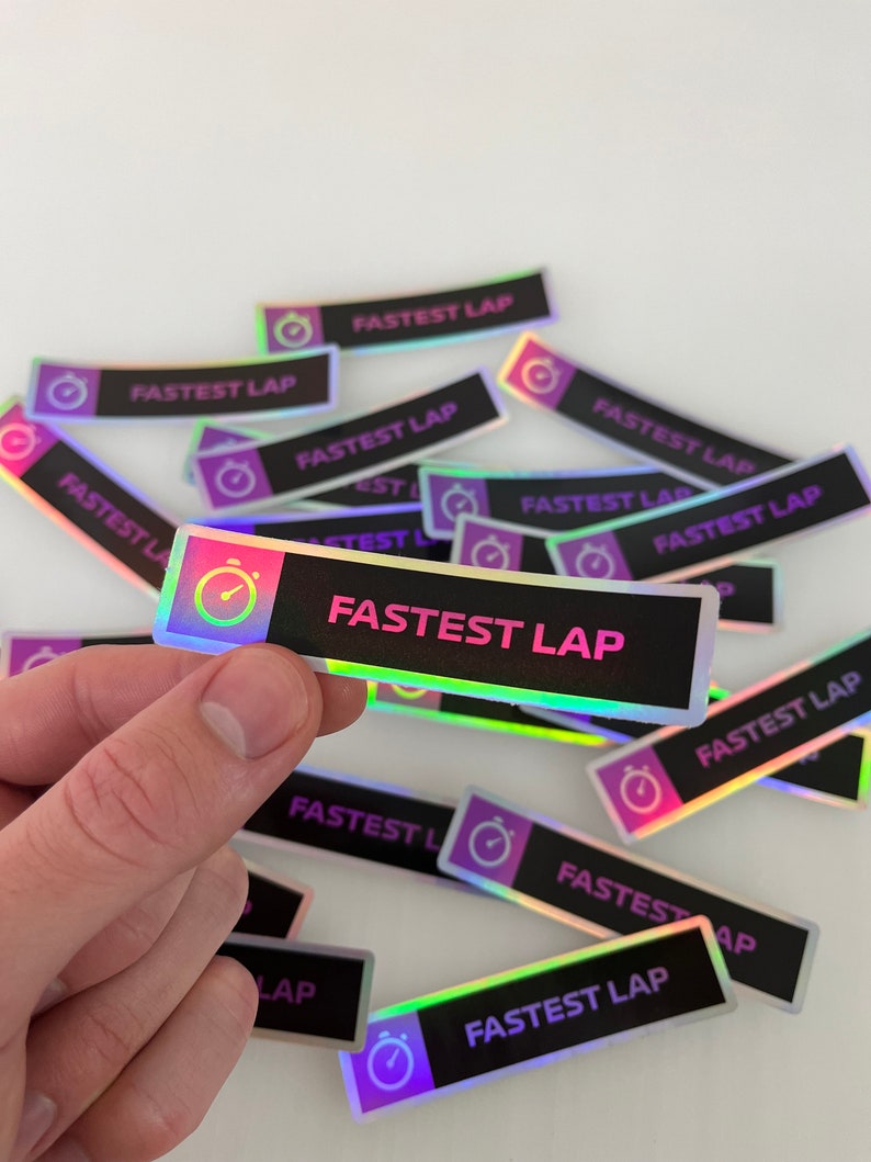 Fastest Lap Sticker Pack F1 Sticker Formula One Motorsport - Etsy