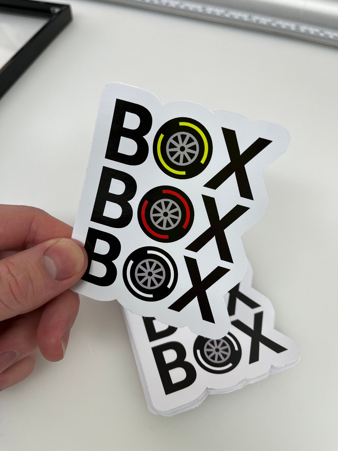 BOX BOX BOX F1 Sticker Formula One Motorsport Tires - Etsy