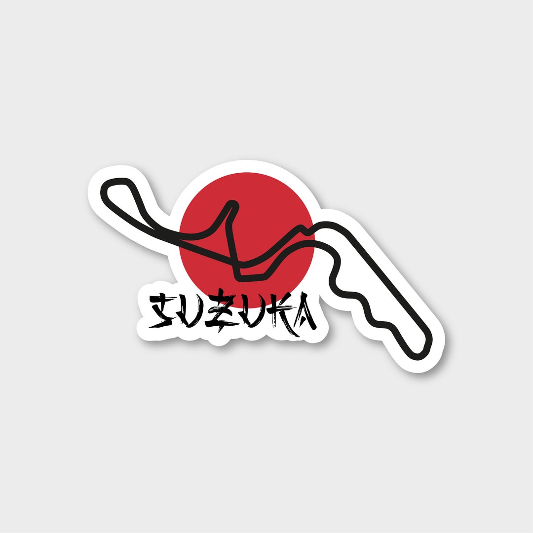 Suzuka Japan F1 Track Sticker Circuit Formula One Motorsport - Etsy