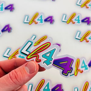 LH44 Multi Font Lewis Hamilton Sticker F1 Sticker Formula One ...
