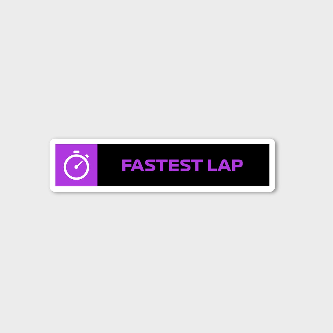 Fastest Lap Sticker Pack F1 Sticker Formula One Motorsport - Etsy