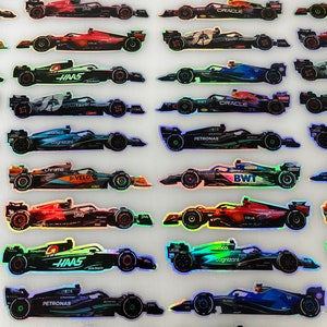 Holographic F1 Team 23/24 Car Sticker Formula One Motorsport F1 ...