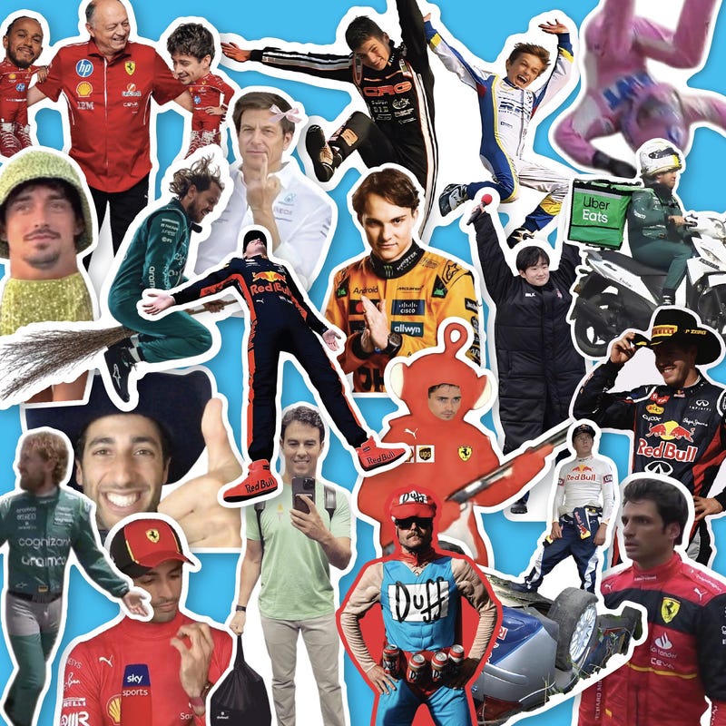 F1 Meme Stickers Pack - Etsy