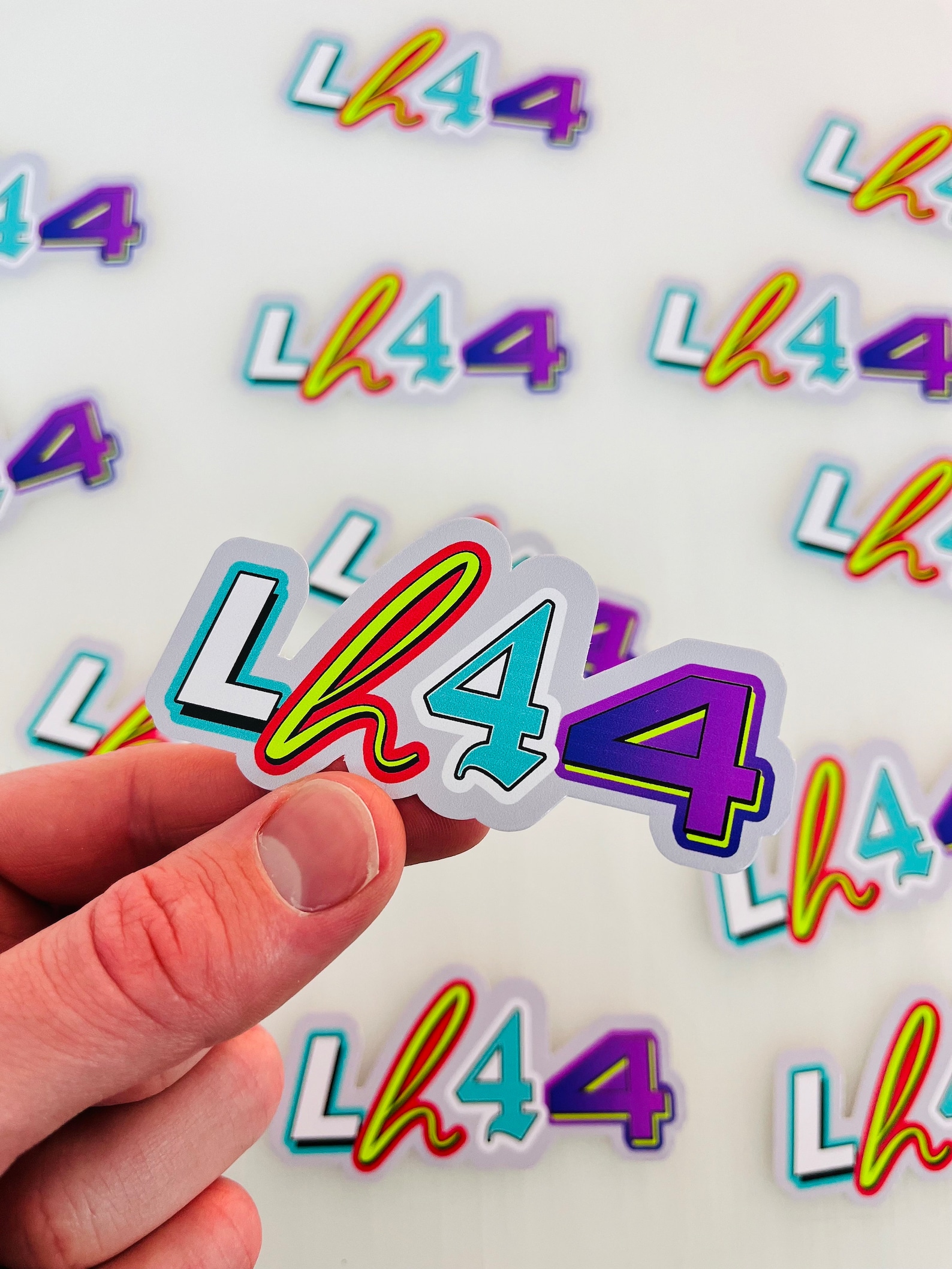 LH44 Multi Font Lewis Hamilton Sticker F1 Sticker Formula One ...