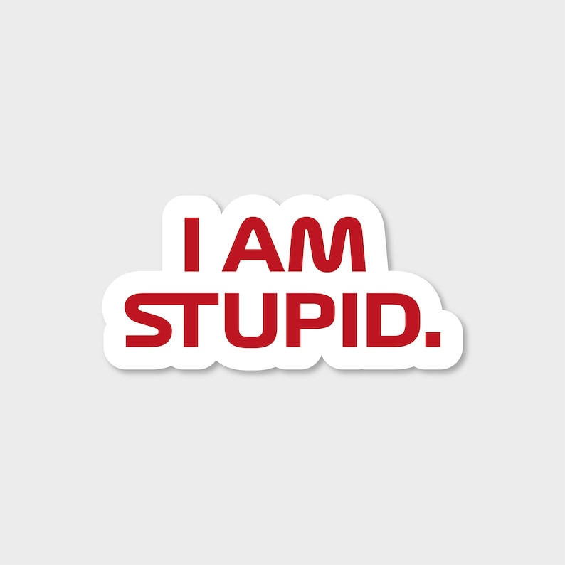 Leclerc F1 Radio Message I AM STUPID Sticker Formula One Motorsport - Etsy