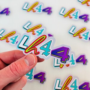 LH44 Multi Font Lewis Hamilton Sticker F1 Sticker Formula One ...