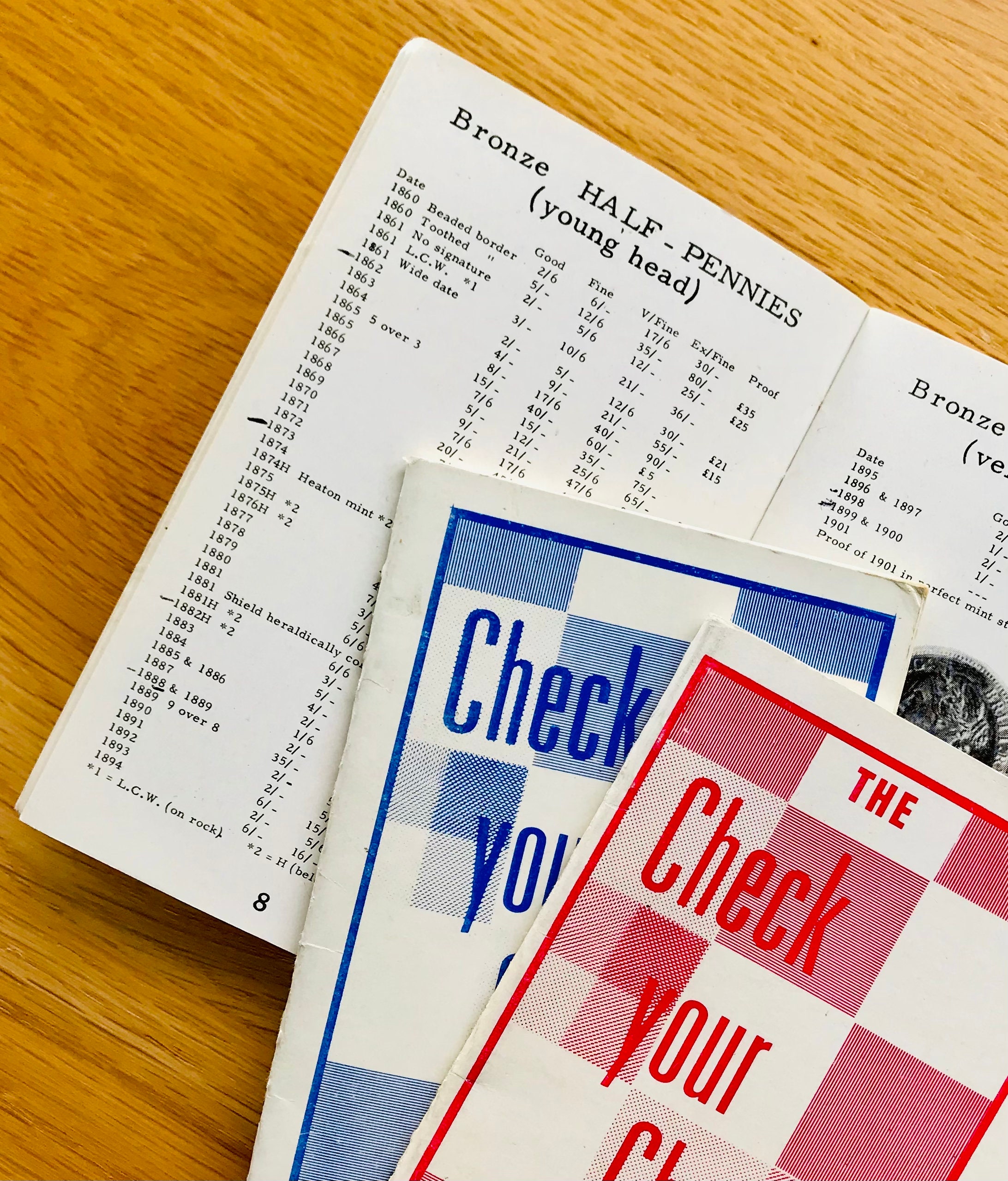 Set of 3 check Your Change Booklets. Check Your Victorian Change, the ...