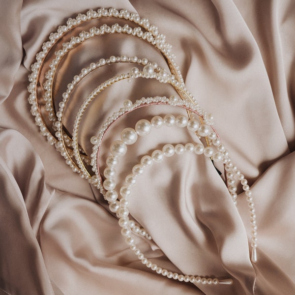 Pearl Headband - Etsy
