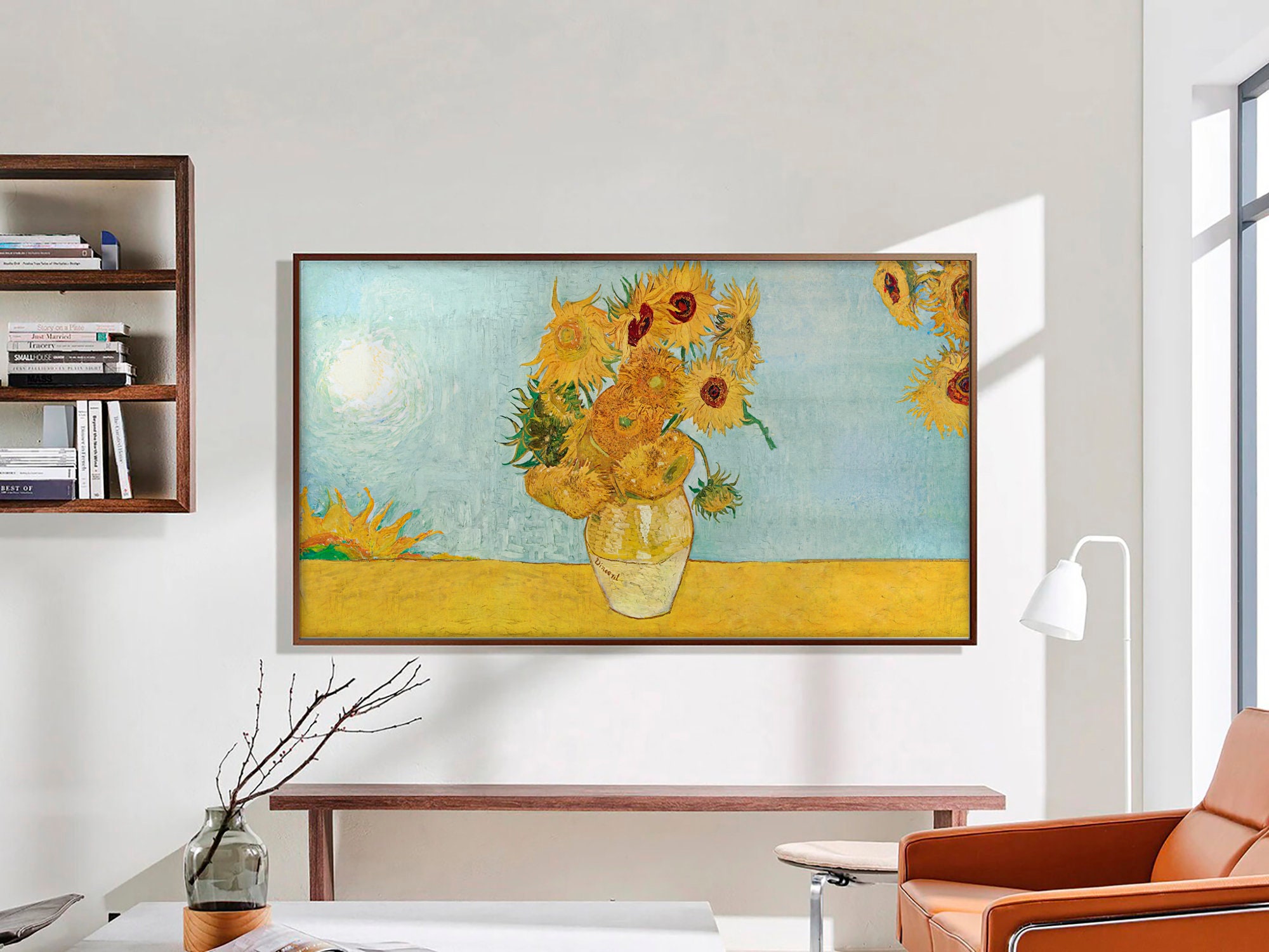 Vincent Van Gogh Frame TV Art Set of 4, Starry Night, Sunflowers 4K TV ...