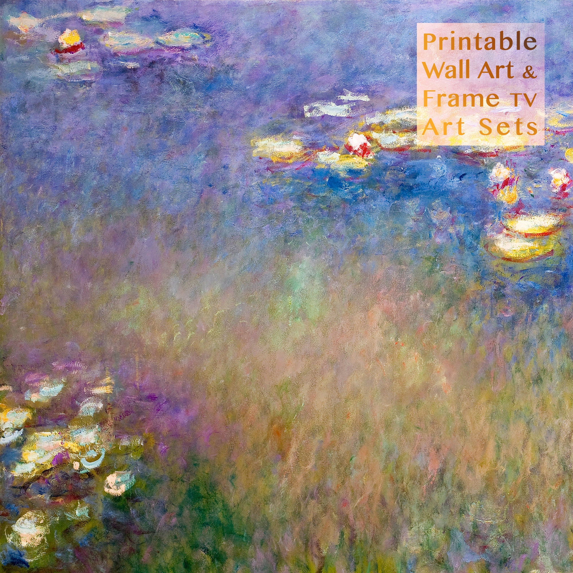 Expressionism Frame TV Art Set of 4: Monet Renoir & Munch - Etsy