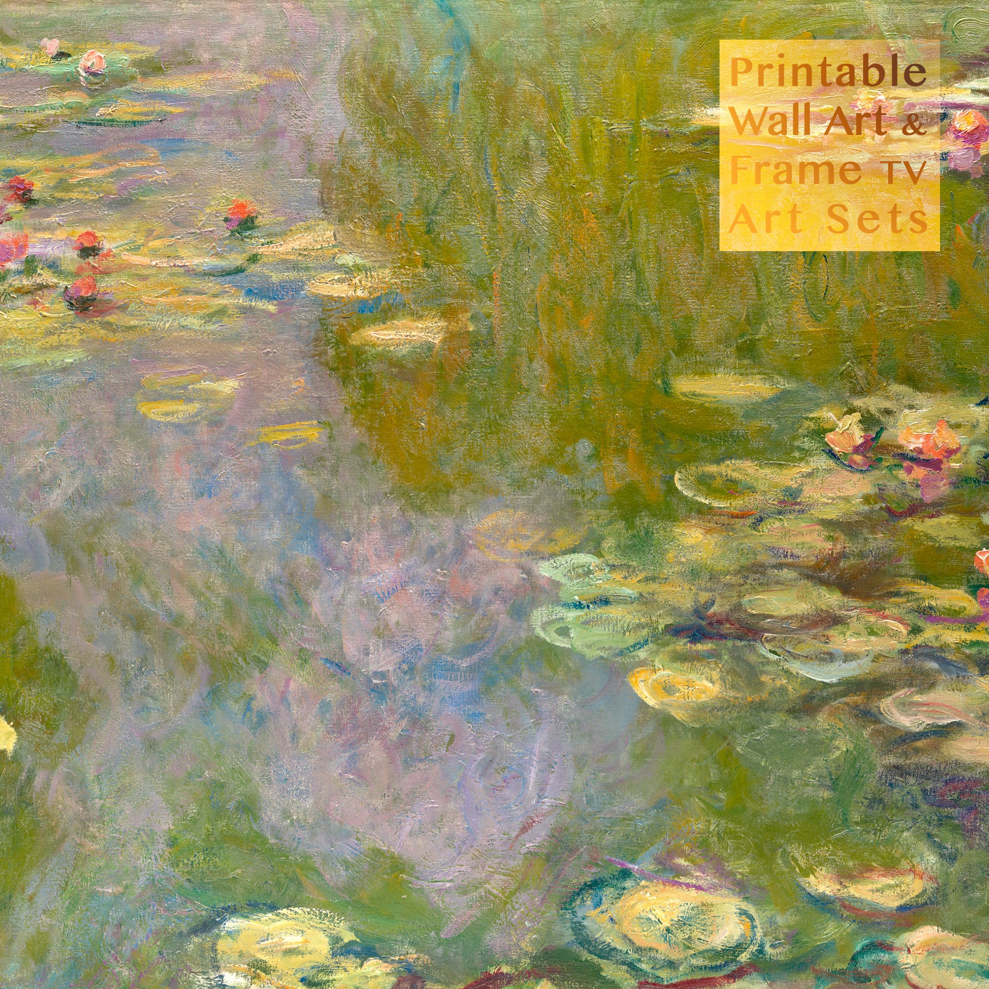 Expressionism Frame TV Art Set of 4: Monet Renoir & Munch - Etsy