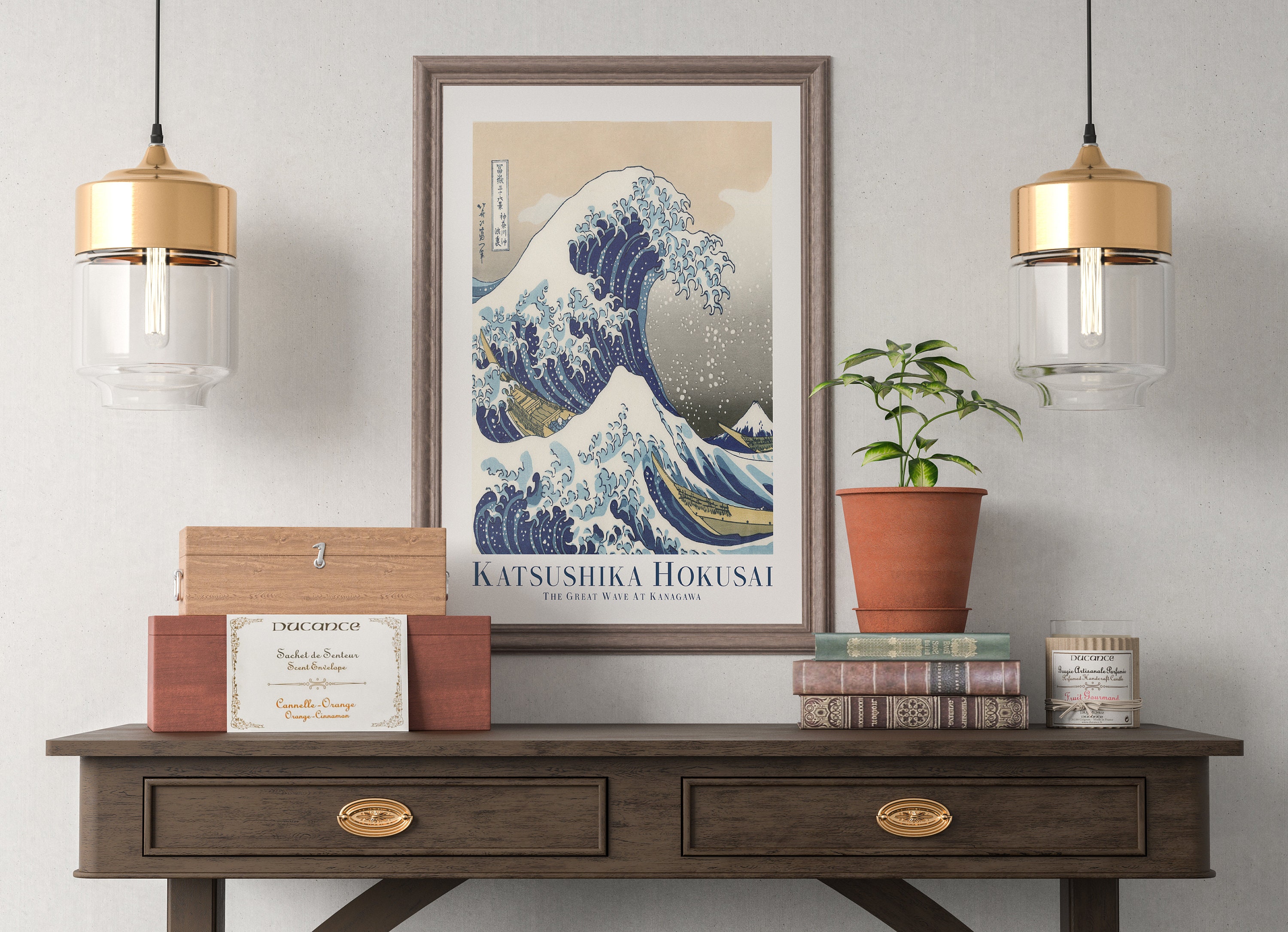 Japanese Woodblock Art Prints, Hokusai Great Wave Set (digital Download ...