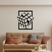 Rubic Cube Metal Wall Art Geometric Wall Decor Rubik's Cube Art Game ...